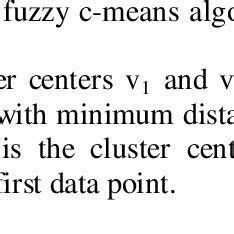 Modified Fuzzy C Means Algorithm Download Scientific Diagram