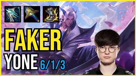 FAKER YONE Vs LUCIAN Mid KR GRANDMASTER PATCH 10 25 YouTube