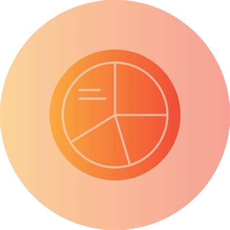 Pie Chart Gradient Circle Icon 40949060 Vector Art At Vecteezy
