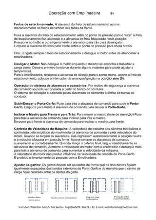 Apostila Para Operadores De Empilhadeira Pdf