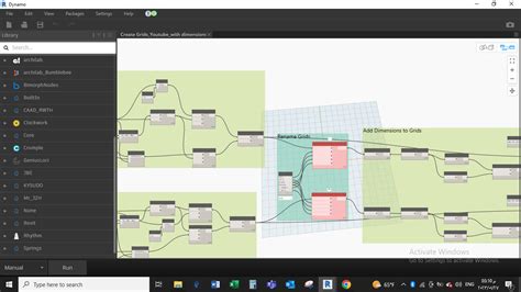 Create Grids Rename Grids And Add Dimensions To Grids Parametric