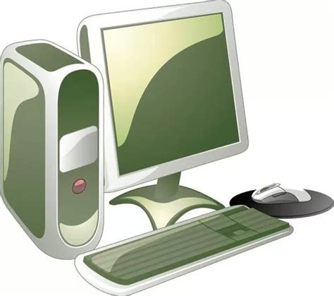 Computer Case With Monitor Keyboard And Mouse Computer