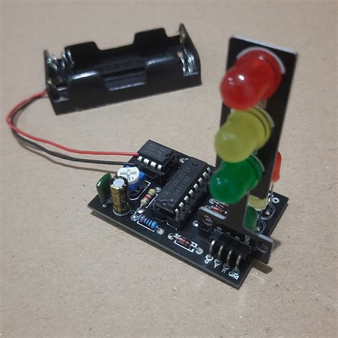 Jual Kit Mini Traffic Light Lampu Lalu Lintas Miniatur Led Flipflop Shopee Indonesia