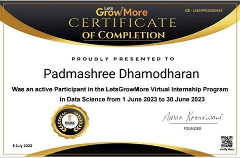 Datascience Intern Lgmvipjune Padmashree Dhamodharan