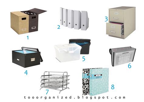 Bye Bye Paper Clutter Too Organized