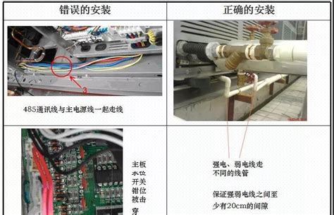 空气源热泵机组安装步骤及安装对比图解