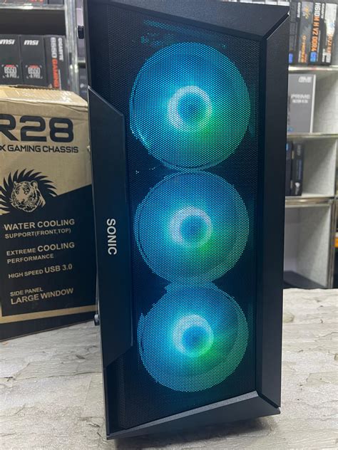 Sonic Casing R28 Black 4 Rgb Fans Price In Pakistan