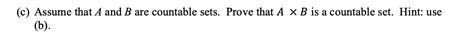 Solved B The Cantor Pairing Function Is Defined As