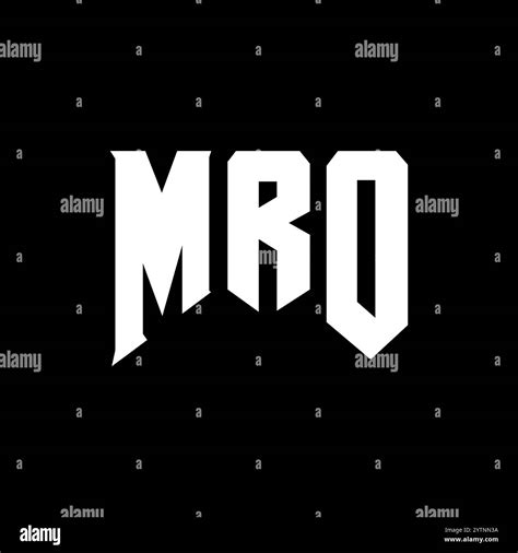 Mro Letter Logo Design For Technology Company Mro Logo Design Black