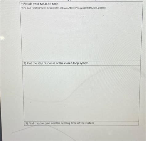 Solved Task 2 To Improve The System Response Introduce