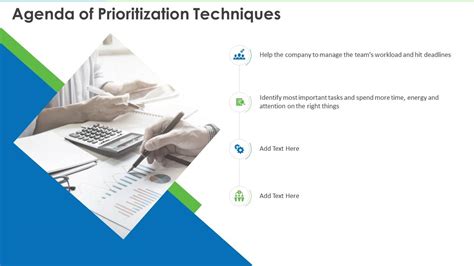 Implement Prioritization Techniques To Manage Teams Workload Agenda Of
