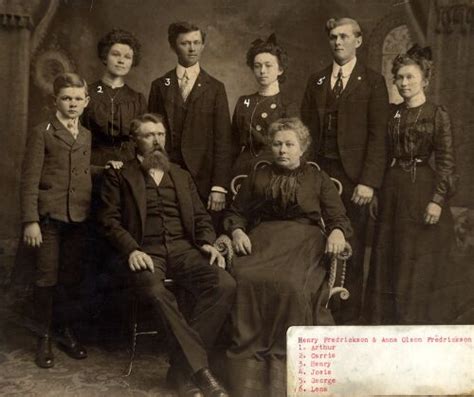 Henry Fredrickson And Anna Olson Fredrickson