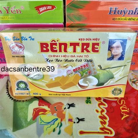 Ben Tre Brand Pure Coconut Candy Package 400g Box Shopee Philippines