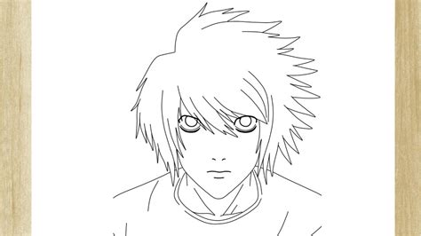 Como Desenhar O Lawliet L De Death Note How To Draw Lawliet L