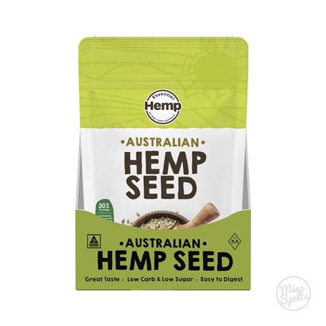 Essential Hemp Australian Hemp Seeds Hulled 200g Miss Spelts Organics