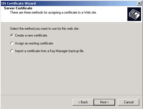 Generate A Csr Internet Information Services Iis 5 And 6