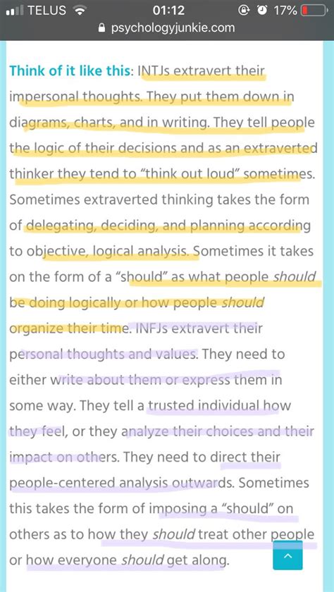 Pin By Jessica Roberts On Mbti Cognitive Functions Extraverted Extravert In Writing