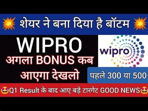 WIPRO SHARE LATEST NEWS WIPRO SHARE NEWS WIPRO SHARE PRICE ANALYSIS WIPRO DIVIDEND 2021
