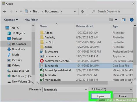 How To Make An Exe File With Pictures WikiHow