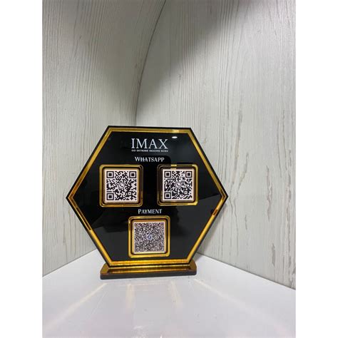 Standee Acrylic Signageacrylic Barcode Board Trend Slink