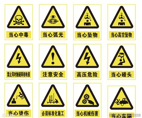 当心中毒 当心坠物 标志设计图室外广告设计广告设计设计图库昵享网nipiccn