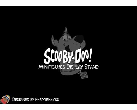 Lego Moc Scooby Doo Minifigures Display Stand By Freddiebricks Mocs