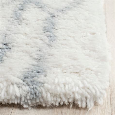 Safavieh Casablanca Santina 8 X 10 Ft Wool Ivoryblue Indoor