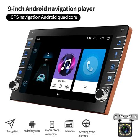 9inch Car Auto Radio With Carplay Android 12 Bluetooth Wifi GPS