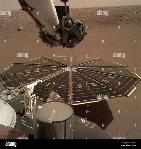 Mars InSight Lander Solar Panel Stock Photo Alamy