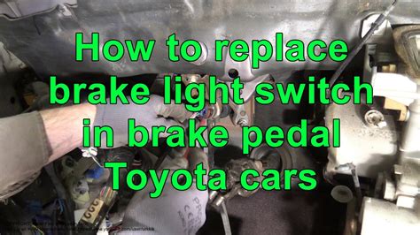 How To Replace Honda Brake Light Switch Electrical Switch