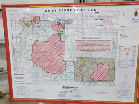 Cfb Wainwright Training Area Map Athene Patricia