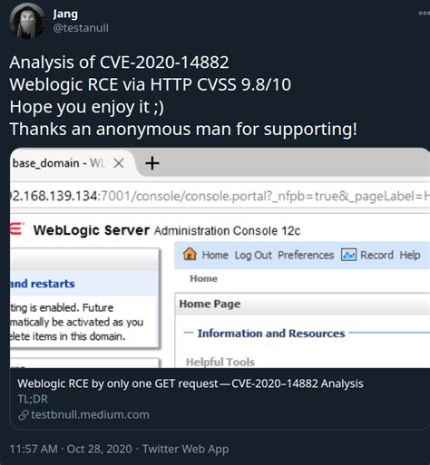 Explotan Vulnerabilidad Crítica De Oracle Weblogic Parchea Ya ~ Segu