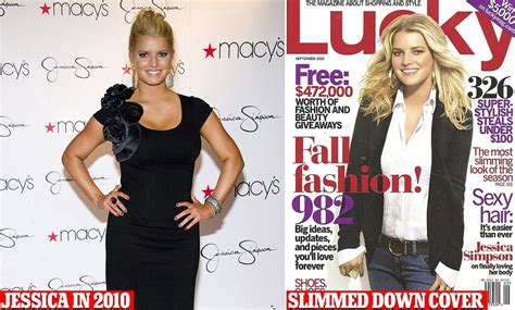 Magazine Editor Admits To Slimming Down Jessica Simpsons Body Daily