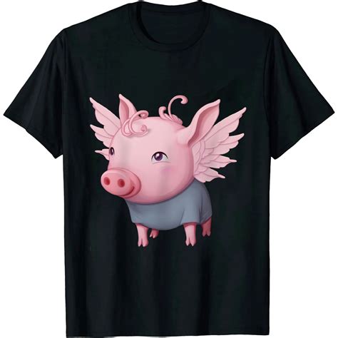 Onetech Flying Pig Pig Uses Wings To Fly T Shirt