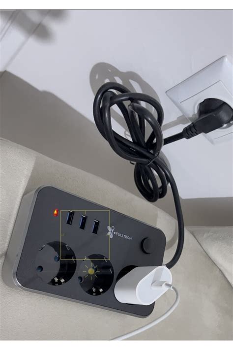 Fulltech Multiplexer Triple Socket 3 Usb 2 Meter Cable Switch Thermal