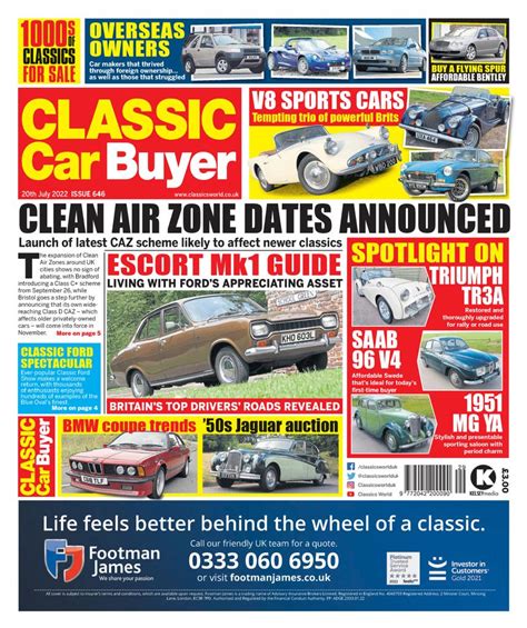 Classic Car Buyer 7 20 2022 Digital DiscountMags Ca