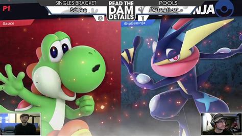Rtdd5 Pools Sauce Yoshi Vs Detective Greninja Youtube