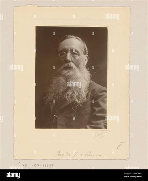 Portrait Of Professor Jan Van Leeuwen Professor In Leiden Anonymous Photograph