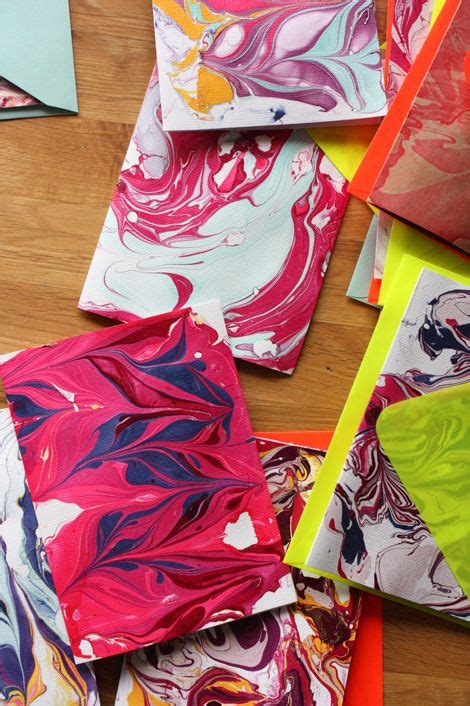 Allred Design Blog Inspired By Pinterest Marbling Techniques