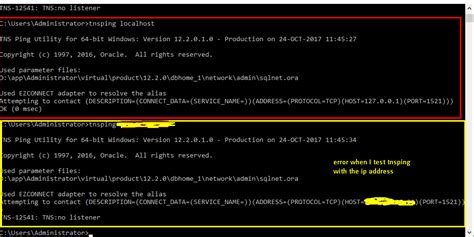 Amazon Web Services Oracle Listener Not Responding With Its Ip Address Stack Overflow