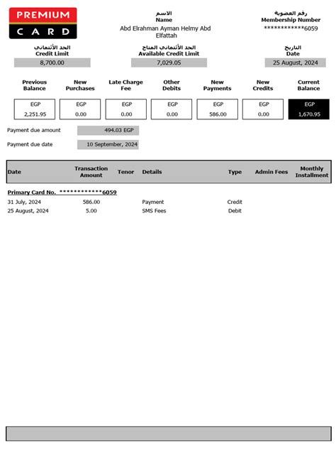 Statement Pdf