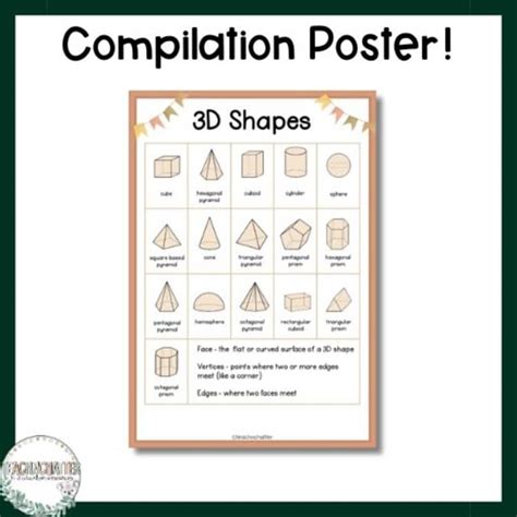 3 Dimensional Shape Examples By Teachnchatter Tpt