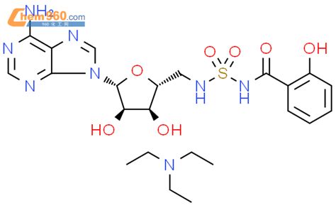 873556 30 0 Adenosine 5 Deoxy 5 2 Hydroxybenzoyl Amino Sulfonyl