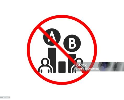 Ab 테스트 아이콘입니다 Ui 테스트 차트 기호입니다 벡터 Prohibition에 대한 스톡 벡터 아트 및 기타 이미지 Prohibition 고급 그래프 Istock