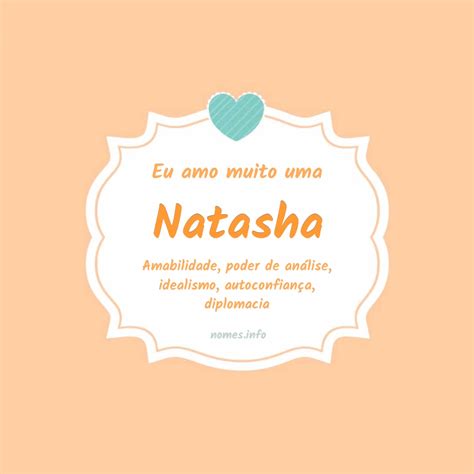 Significado Do Nome Natasha