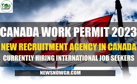 New Recruitment Agency In Canada Currently Hiring International Job