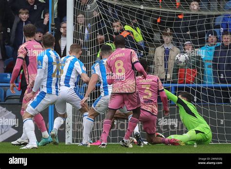 Michał Helik Of Huddersfield Town Scores A Goal And Makes It 1 0 During
