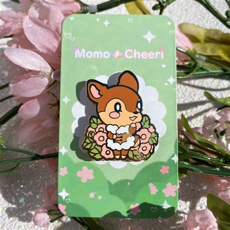 Fauna Acnh Enamel Pin Animal Crossing Animal Crossing New Etsy