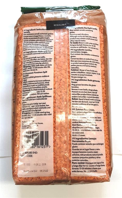 Laila Lentils Red Split 2kg Exoticestore