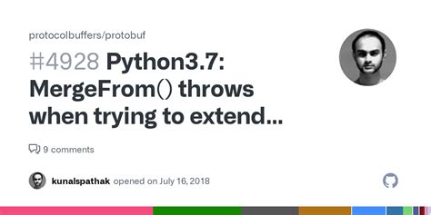 Python37 Mergefrom Throws When Trying To Extend List Of Sint32 With